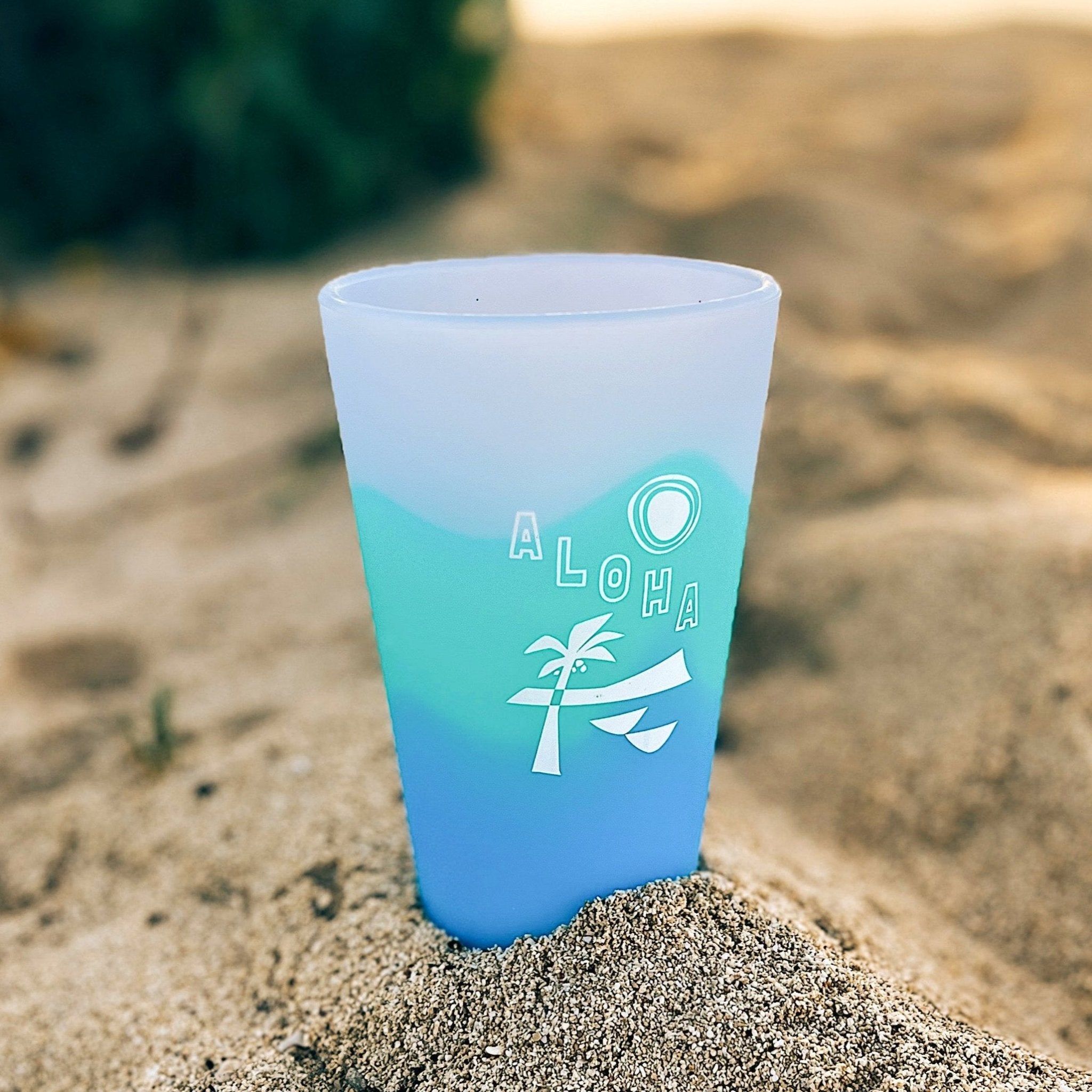 Aloha Hawaii Silicone Cup - 16oz.